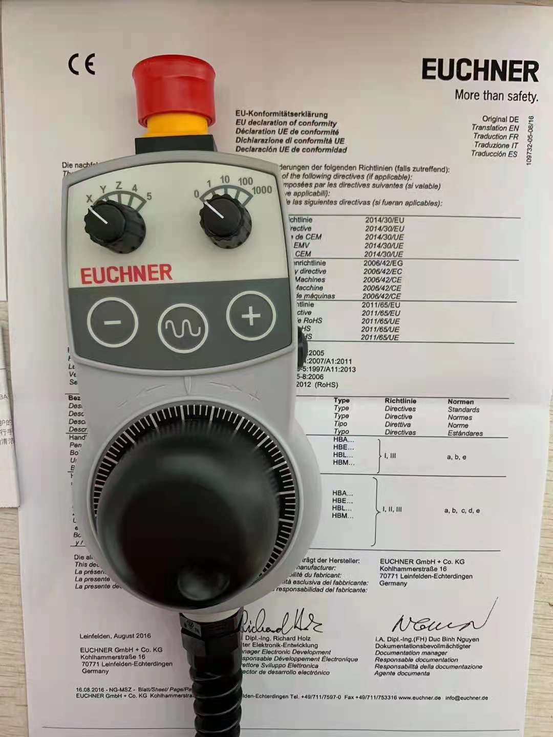 EUCHNER - 德国EUCHNER(安士能)安全开关 EUCHNER传感器。